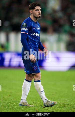 Pedro Neto of Chelsea FC looks on during the FIFA Club World Cup semi ...