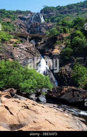 Road to Dudhsagar Waterfall. Goa, India Stock Photo - Alamy