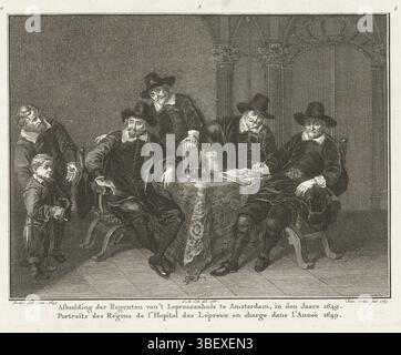 Regents of the Leprozenhuis in Amsterdam, Reinier Vinkeles (I), After ...