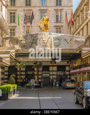 The Savoy Hotel, London Stock Photo - Alamy