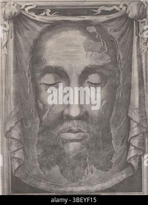 Sweat cloth of Saint Veronica, Antonio Puccinelli, 1878 print The sweat ...