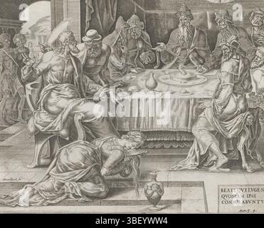 Christ anointed by Mary Magdalene Blessed are those who mourn the eight ...