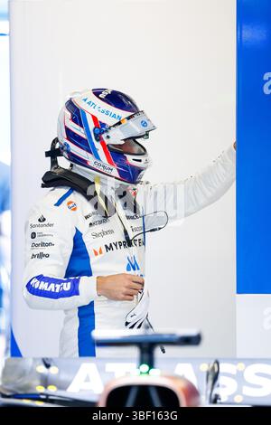 45 MARTINS Victor (fra), Williams Racing FW47, action during the ...