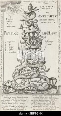 Hondius, Hendrick (I), The Netherlands, Pyramid papistique, Paapse ...
