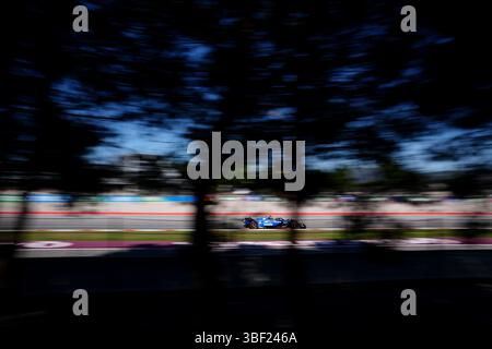 Williams' Carlos Sainz during practice at Spa Francorchamps, Belgium ...