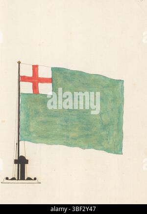 The Netherlands, Sheet from a flag book with flags from Europe, North ...