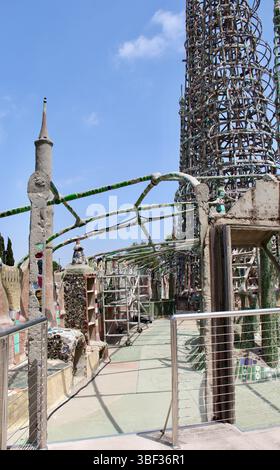 The Watts Towers National Historic Landmark Watts Los Angeles ...