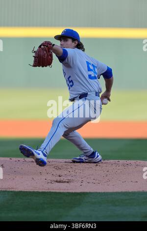 FAYETTEVILLE, AR - MAY 30: Creighton Blue Jays pitcher Ian Koosman (24 ...