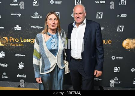 Guido Brepoels and Betty Van Proeyen pictured during the Pro League ...