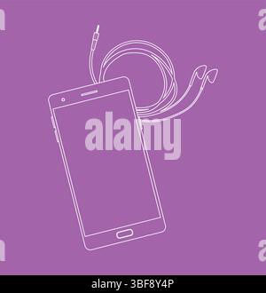 earphones audio device tech Stock Vector Image & Art - Alamy
