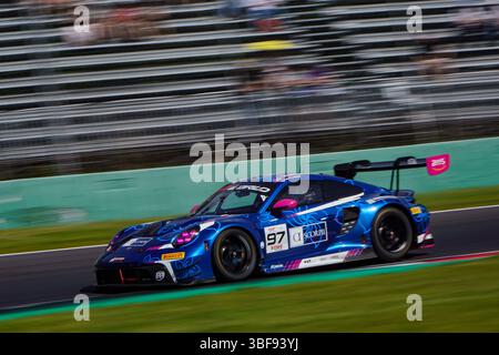 Antares AU and Loek HARTOG driving the (#97) Porsche 911 GT3 R (992) of ...