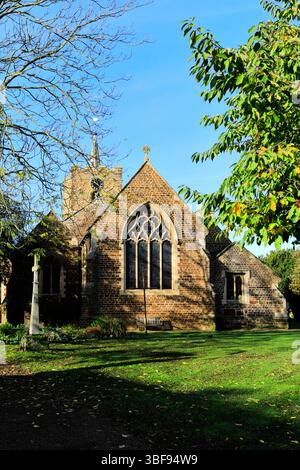 St Swithun parish church, Sandy town, Bedfordshire; England; UK Stock ...