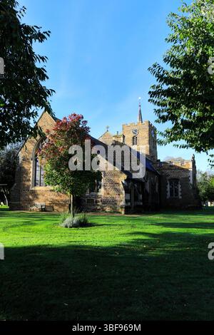 St Swithun parish church, Sandy town, Bedfordshire; England; UK Stock ...
