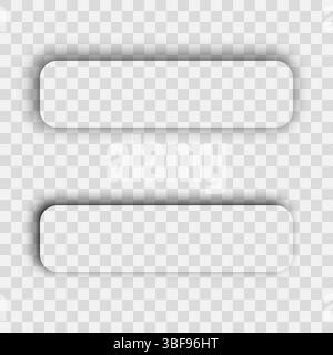 Realistic background with corners and shadows, vector illustration ...
