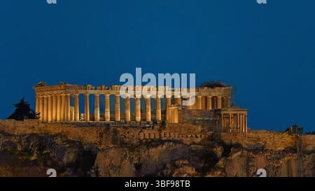 The Parthenon, a Doric temple located on the Acropolis of Athens, is ...