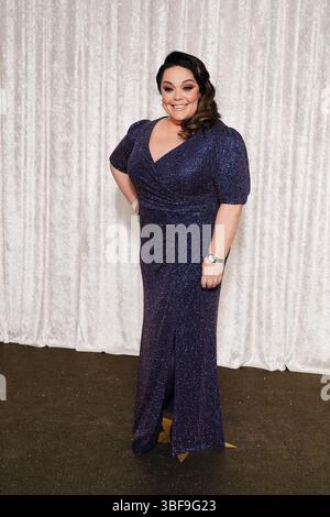Lisa Riley attending the British Soap Awards 2025 at the Hackney Empire ...