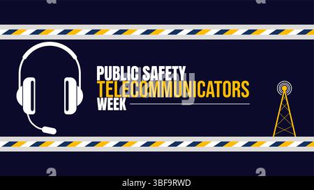 Honoring Public Safety Telecommunicators Stock Vector Image & Art - Alamy