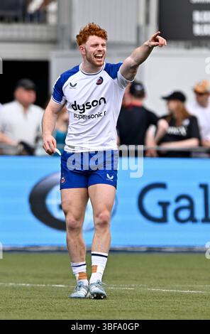 Barnet, United Kingdom. 31st May, 2025. Premiership Rugby. Saracens V ...