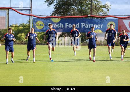 Andrej Kramaric, Mario Pasalic, Marin Pongracic and Luka Sucic of ...