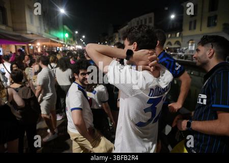 Milan, Inter fans disappointed after watching the Champions League ...