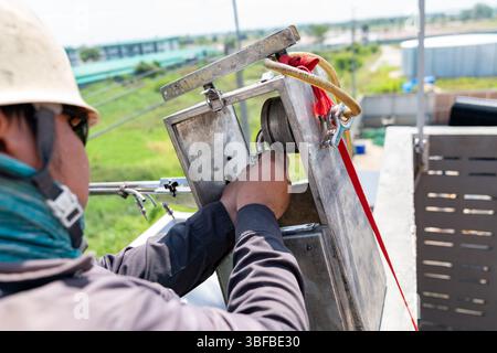 Sampling pipe for sampling air in stack of boiler, environment ...