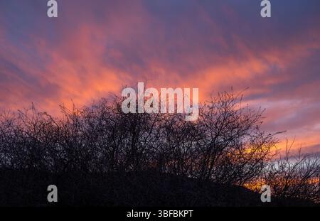 Moab, UT, USA. 31st May, 2025. Sunset over the Colorado Plateau near ...