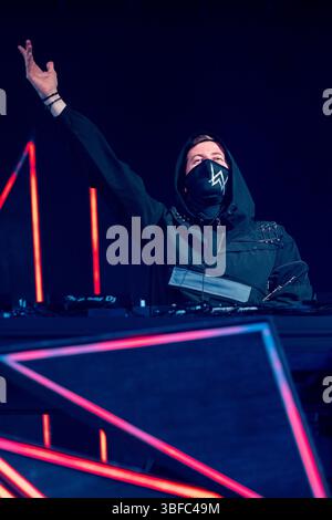 Alan Walker on stage for Alan Walker s Walkerworld - The Last Ride ...