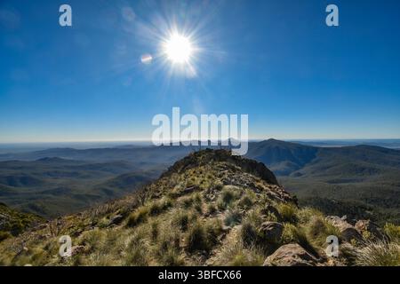The view from Mount Kaputar Stock Photo - Alamy