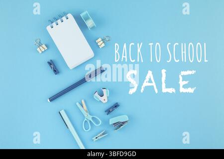 educational offer promotion. school sale. amazed teen girl hold ...