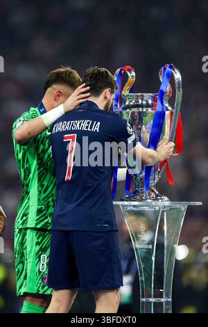 Kvicha Kvaratskhelia (Psg) during the Final UEFA Champions League 2024 ...