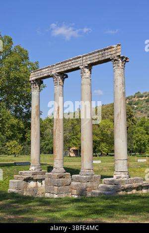 View to Temple of Apollo at Archeological area of Didim, Didyma, Aydin ...