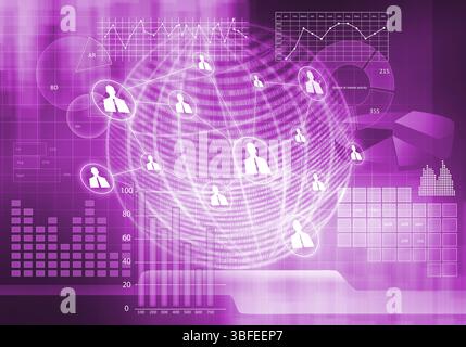Digital background image with graphs and diagrams Stock Photo - Alamy