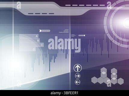 Digital background image with graphs and diagrams Stock Photo - Alamy