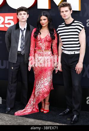 Noah LaLonde and Ashby Gentry attending Netflix's 'My Life With The ...