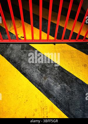 Abstract geometric black, red, yellow, green color background. Black ...