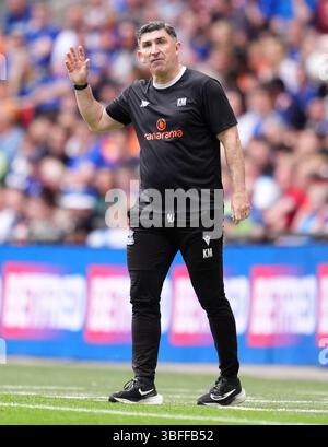 Kevin Maher manager of Southend United during FA Trophy Fourth Round ...