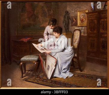 "Choosing Prints", 1879, Josep Duran, National Museum of Catalan Art ...