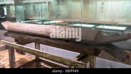 Log coffin used for Burials in Sabah, Malaysia Stock Photo - Alamy