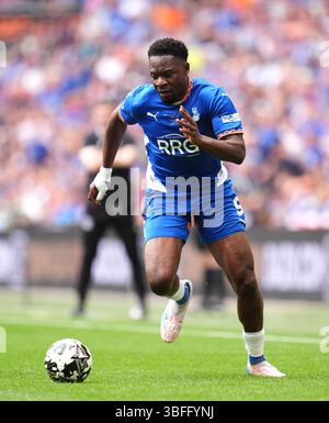 Mike Fondop of Oldham Athletic during the Sky Bet League 2 match ...