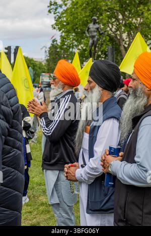 The Sikh community in London commemorated the anniversary of the Golden ...