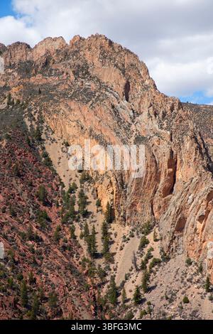 Uinta Fault zone, Sheep Creek Canyon Geological Area, Ashley National ...