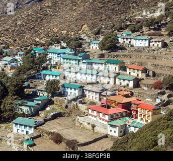Pangboche Monastery, Khumbu, Nepal Stock Photo - Alamy