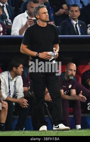 Trainer Luis Enrique ( Paris Saint-Germain ). GER, Bayer 04 Leverkusen ...