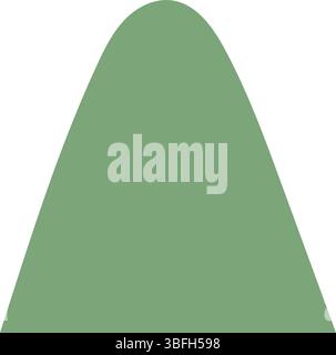 Simple Green Hill Landscape Illustration Stock Vector Image & Art - Alamy