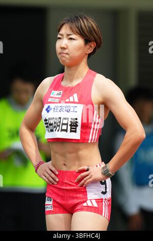 Tottori, Japan. 1st June, 2025. Yumi Tanaka Athletics : Fuse Sprint 2025 Women's 100m Hurdles ...