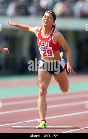 Tottori, Japan. 1st June, 2025. Yumi Tanaka Athletics : Fuse Sprint 2025 Women's 100m Hurdles ...