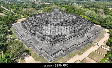 Aerial Photograph of Borobudur Temple Stock Photo - Alamy