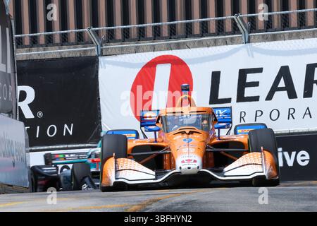 June 1st, 2025: Chip Ganassi Racing driver Kyffin Simpson (8) rides ...