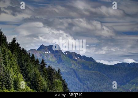 Views of Alaska's Inside Passage from a seagoing vessel Stock Photo - Alamy