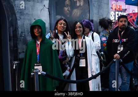 Comic Con Experience Mexico 2025 CCXP - Day 2 People attend the 2nd ...